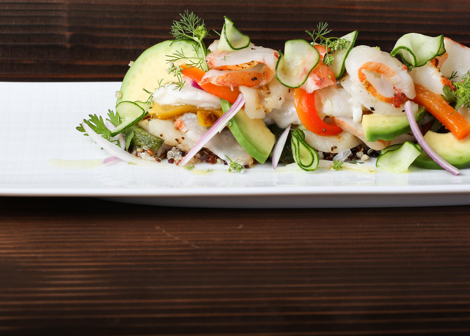 Ceviche Chardonnay Pairing | Ceviche Avocado Cucumber Relish Recipe