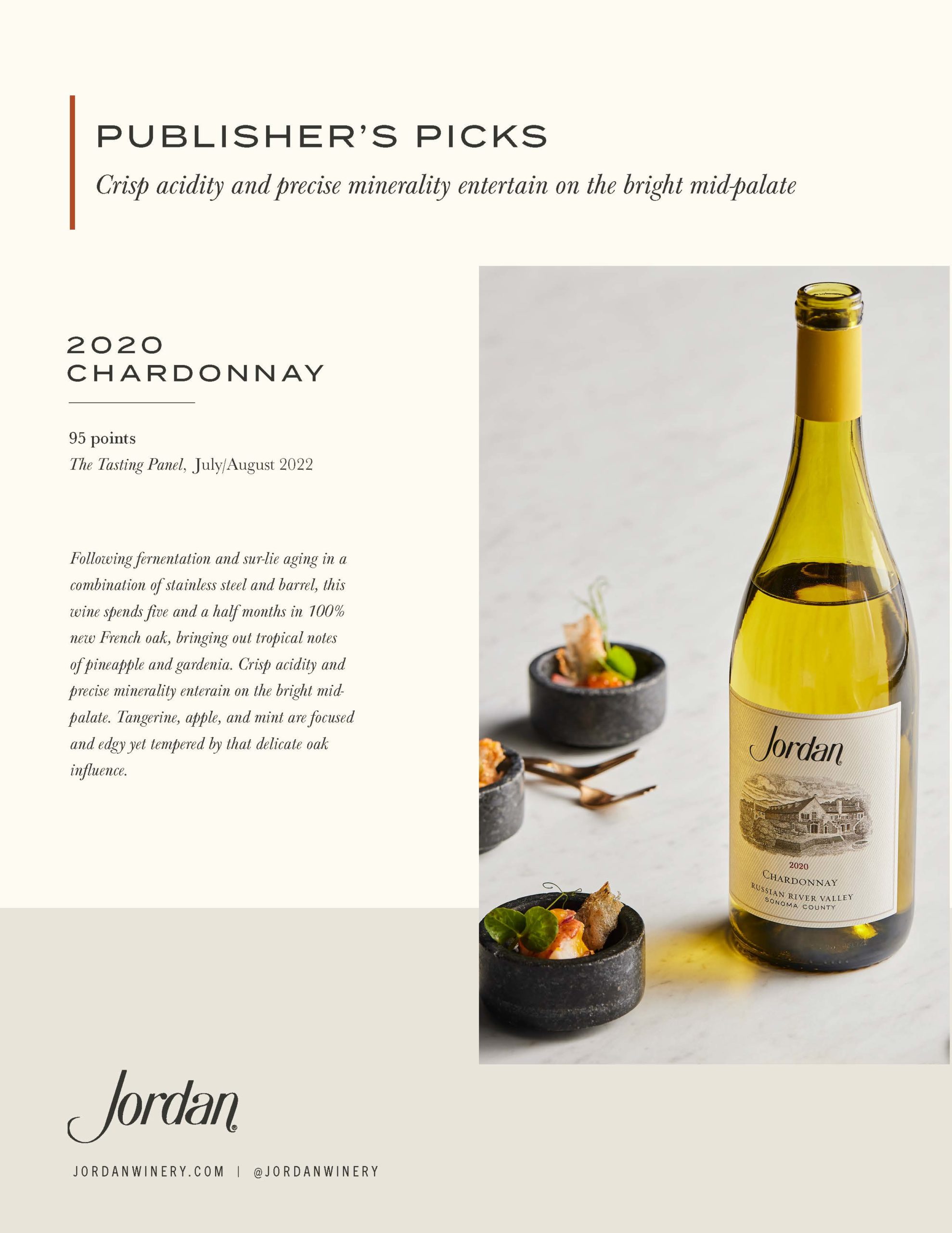 Trade & Media | Sales Sheets | Jordan Winery